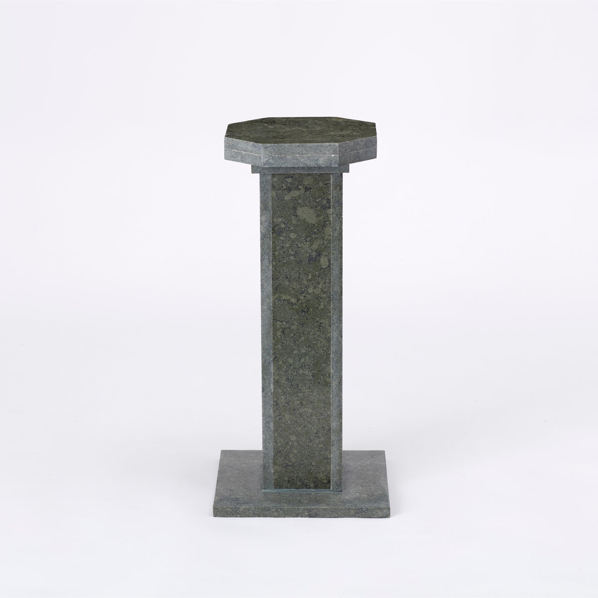 VINTAGE SLATE GREEN MARBLE PLINTH – AU