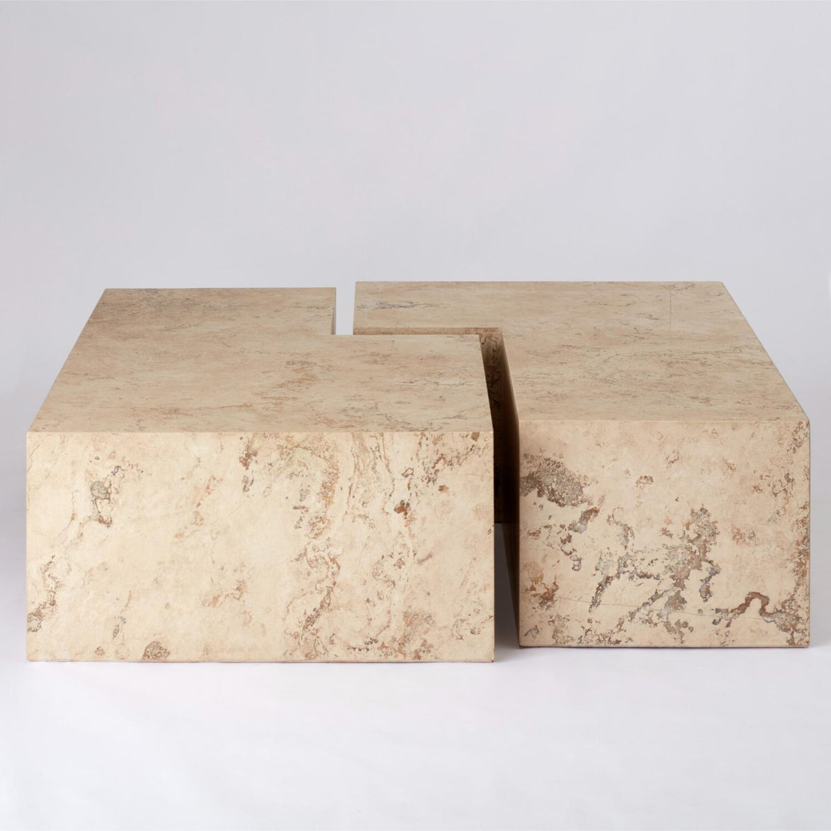 Vintage L Shaped Marble Coffee Table – AU