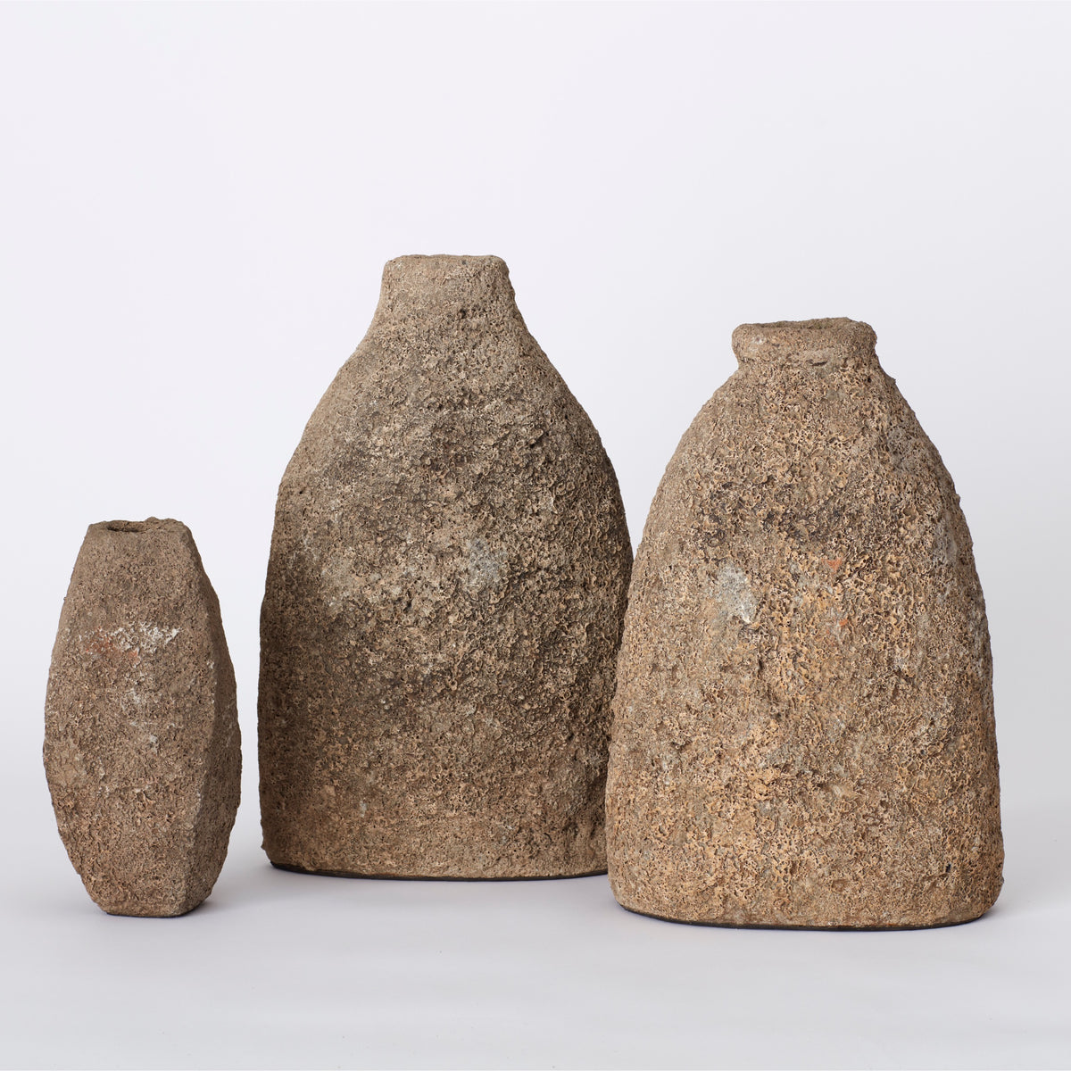 Set of Three Vintage Indonesian Clay Vessels – AU