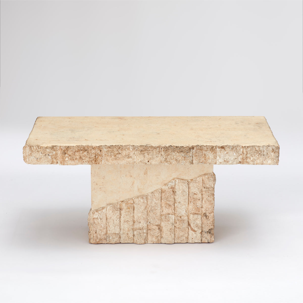 Stone Effect Carved Occasional Table – AU